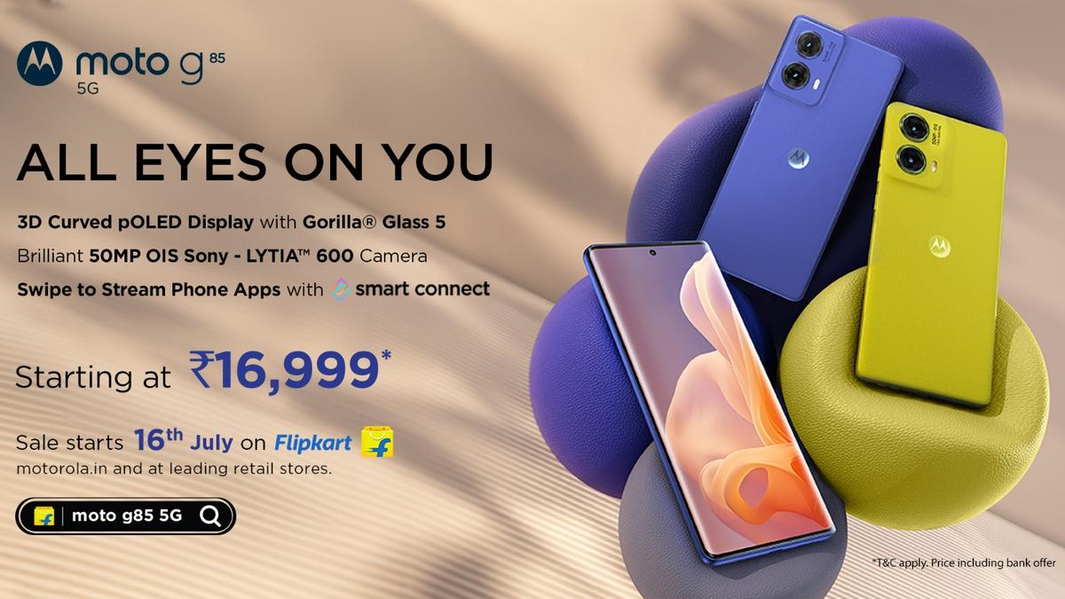 Moto G85 5G smartphone with Snapdragon SoC, Sony Lytia sensor launched in India: Features, specs ...